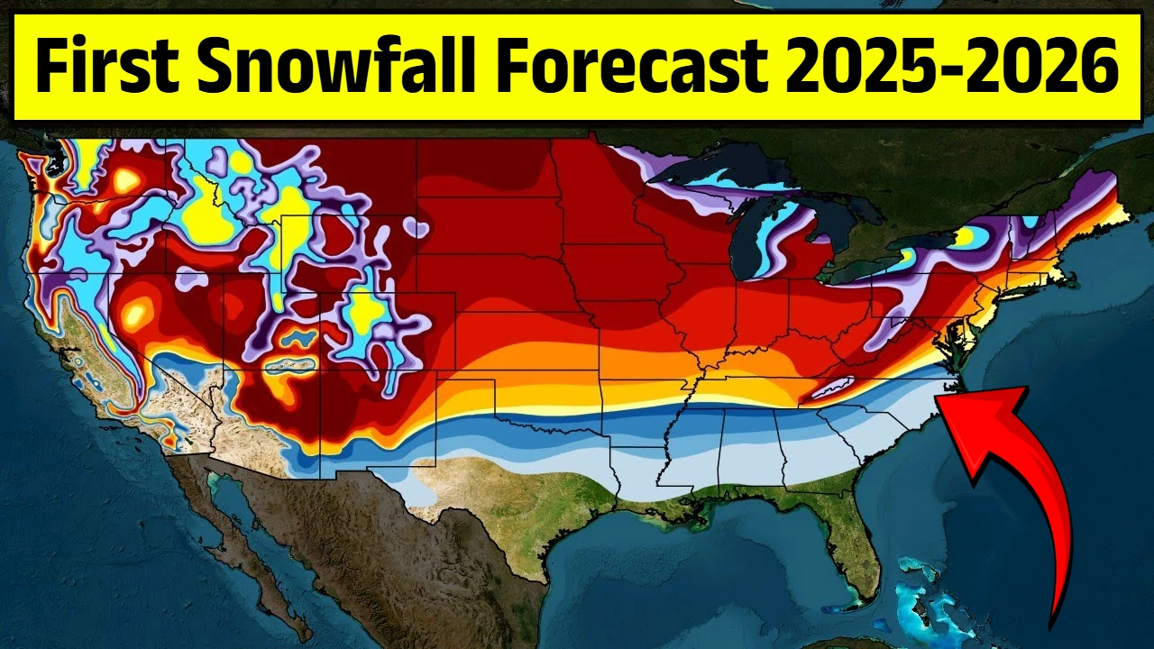 First Snowfall Forecast 2025-2026: When Will Winter’s First Flakes Fall in Your State?