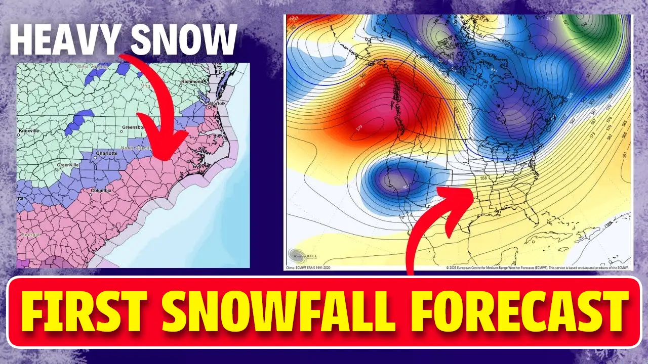 First Snowfall Forecast 2025-2026: When Will Winter’s First Flakes Fall in Your State?